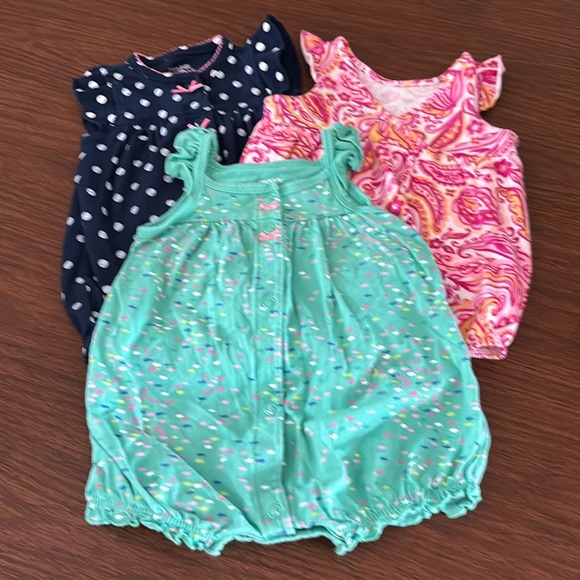 Carter’s, Target | One Pieces | Set Of 3 Girls Sun Suits 3 Month Size ...
